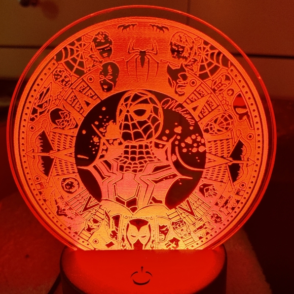 Spider man led lamp | Accessories | Spider Man Aztec Calendar Led Lamp ...